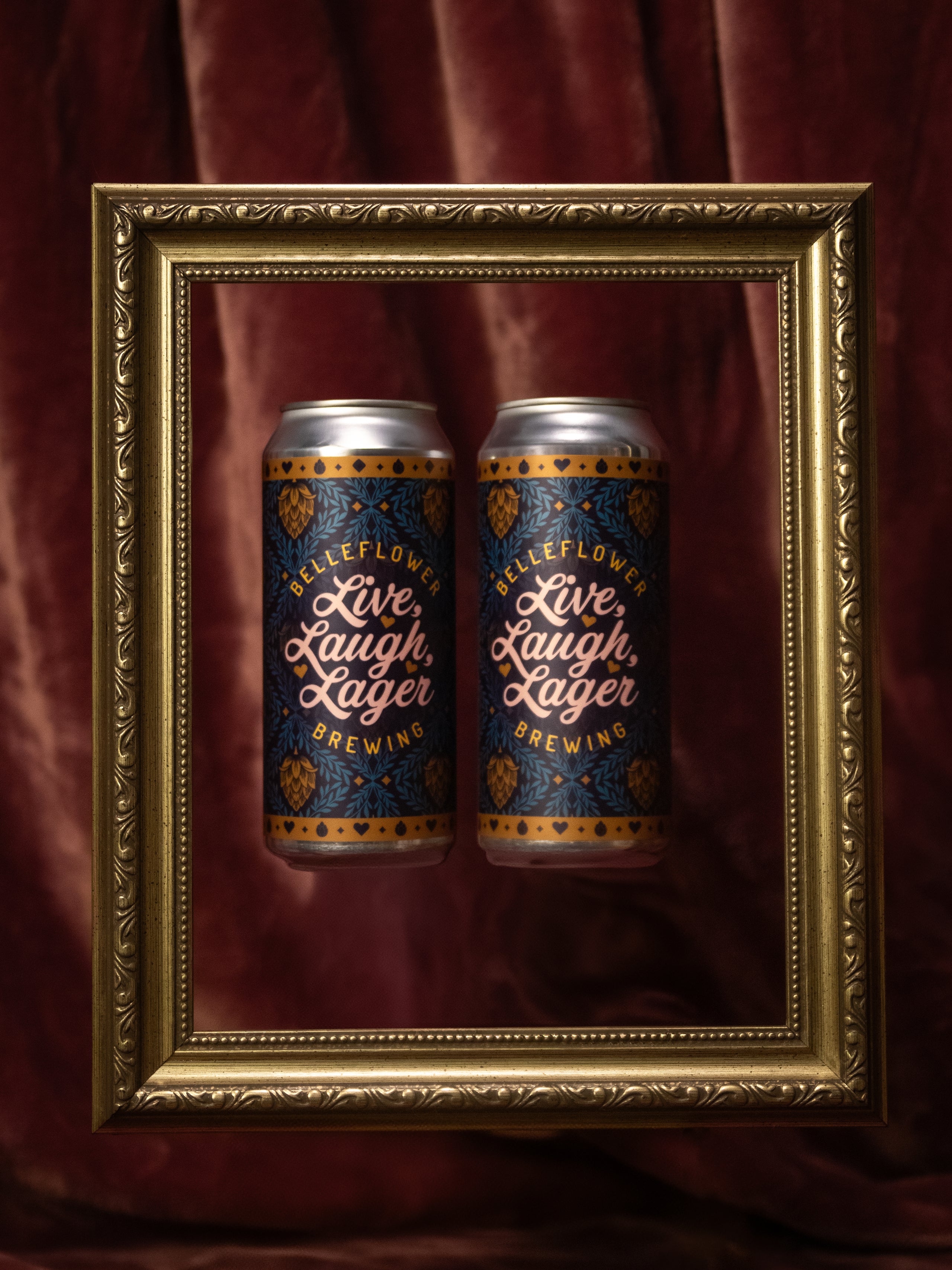 4pk Live, Laugh, Lager | Belleflower Brewing Company