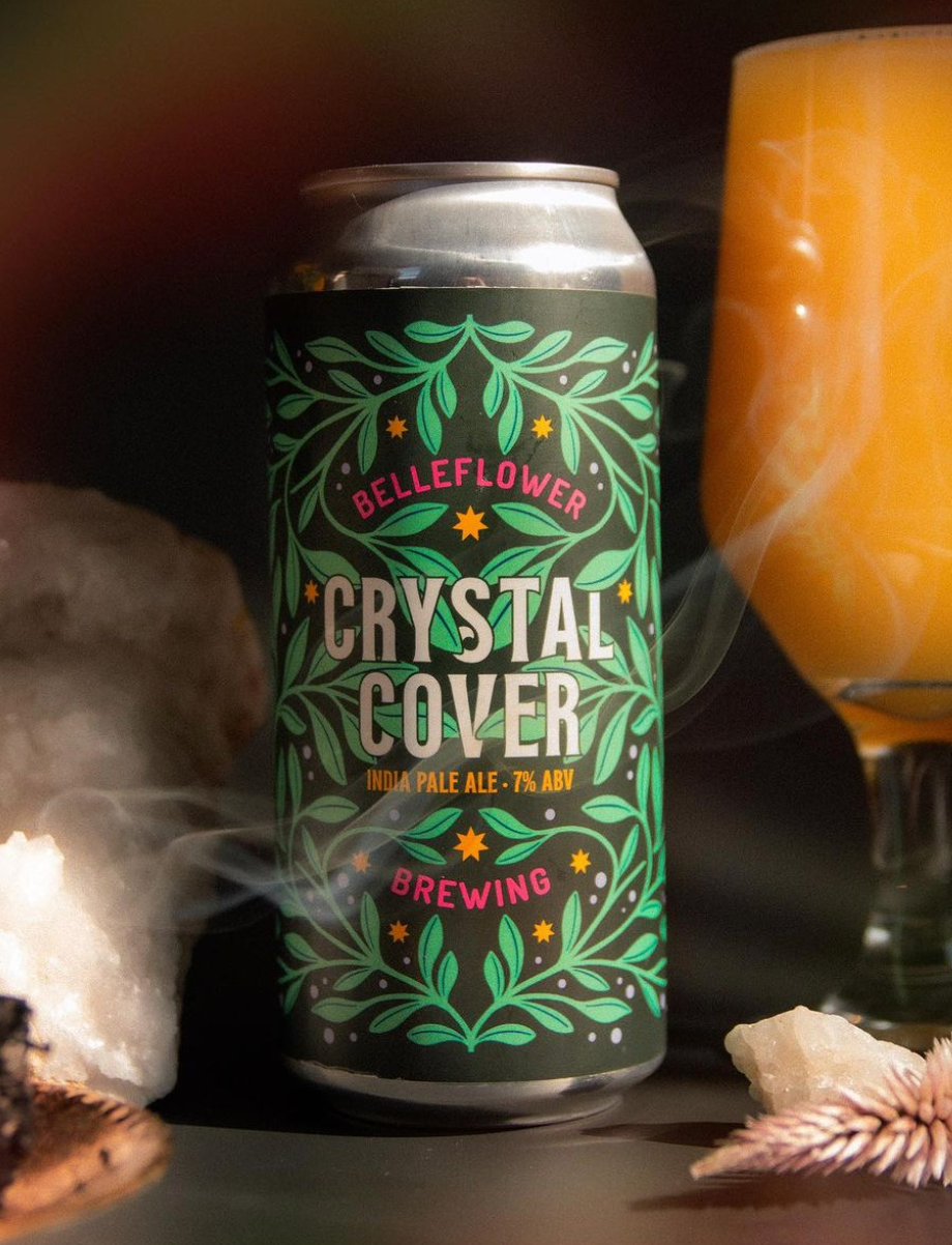 4pk Crystal Cover IPA | Belleflower Brewing Company