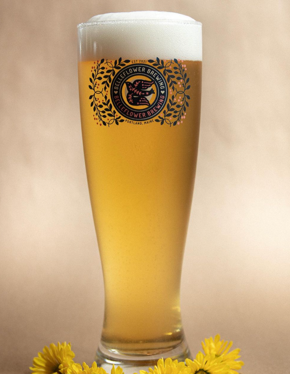 Traditional Weizen Glass | Belleflower Brewing Company